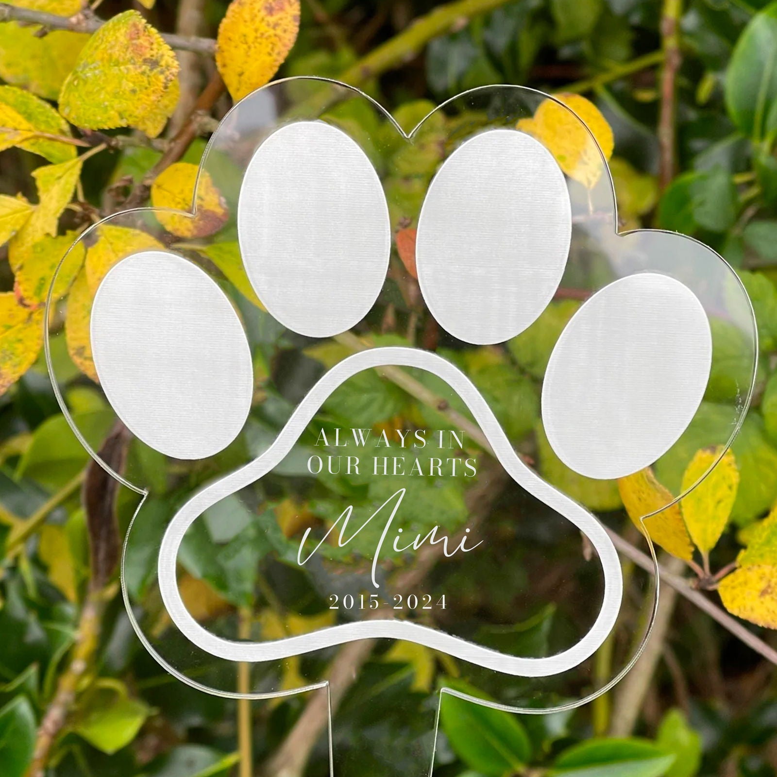 Personalised Pet Memorial Stake - Custom Dog & Cat Tribute – Personify