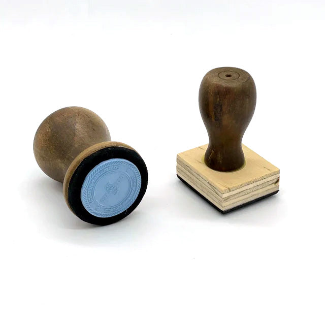 Custom Wooden Handle Rubber Stamp | By Personify
